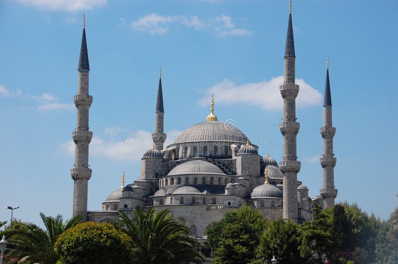 Die Sultan-Ahmed-Moschee - Blaue Moschee Von Istanbul Redaktionelles ...