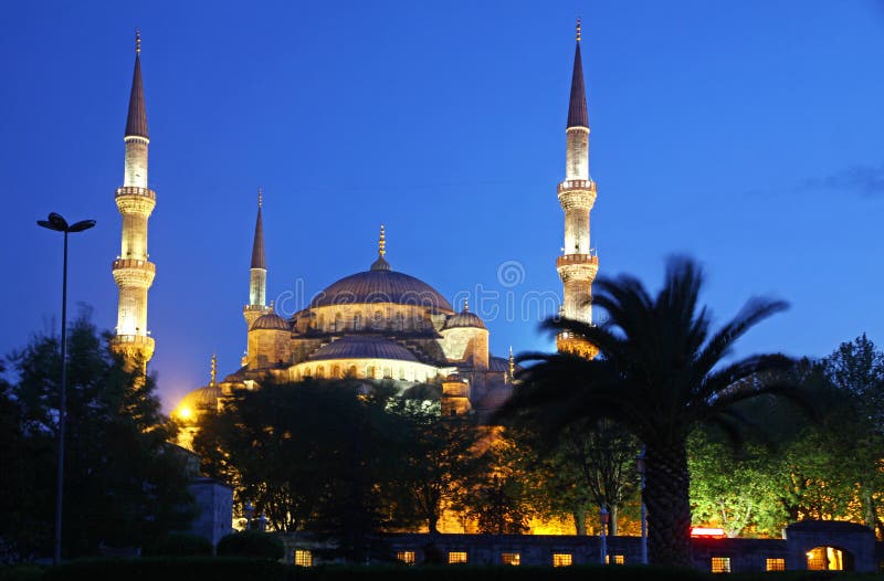 Sultan Ahmed Mosque (Blauwe Moskee) in Istanboel Stock Foto - Image of ...