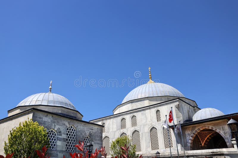Sultan Ahmet Tomb in Sultan Ahmet Square Stock Photo - Image of ...