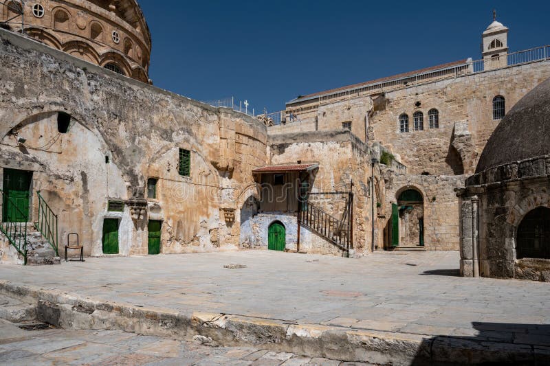 The Sultan of Deir Al-Sultan Monastery in Jerusalem Stock Image - Image of attraction, place ...