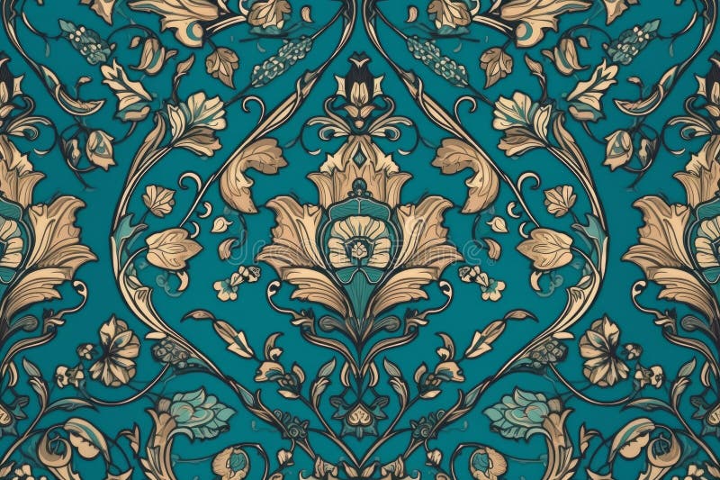 Sultan Eastern Seamless Designer Pattern Generative AI Stock ...