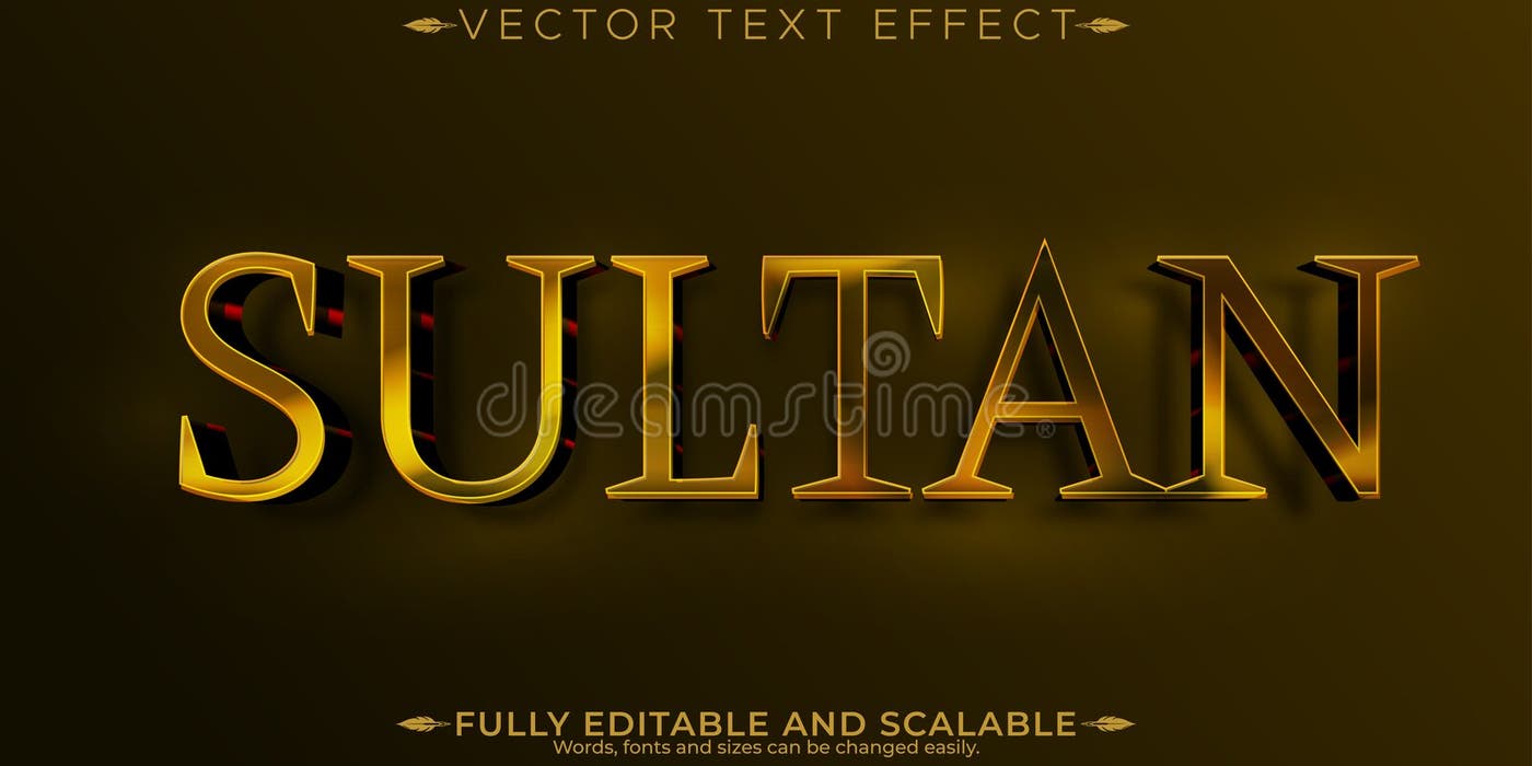 Sultan Text Logo Stock Illustrations – 109 Sultan Text Logo Stock ...