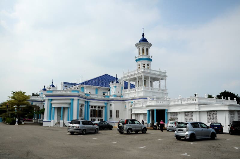Sultan Ibrahim Jamek Mosque Em Muar, Johor Imagem de Stock Editorial ...