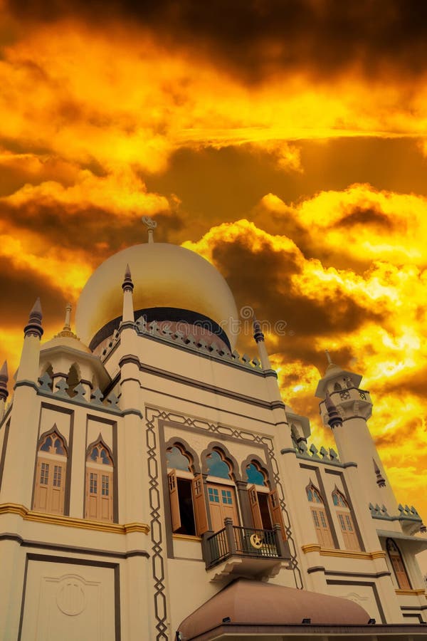 Sultan Mosque, Singapore stock photo. Image of arabia - 288563140