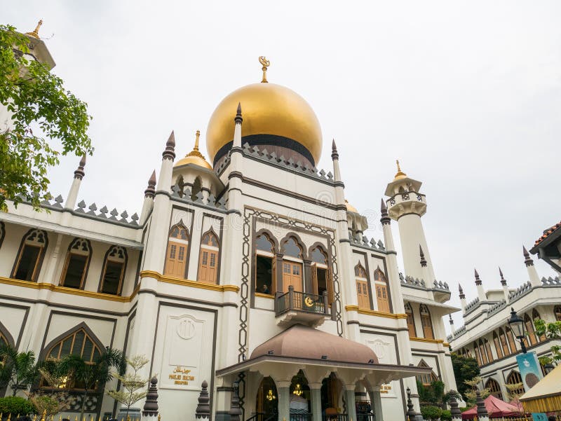Sultan Ou Sultan Mosque Exterior De Masjid De Front View Photographie ...