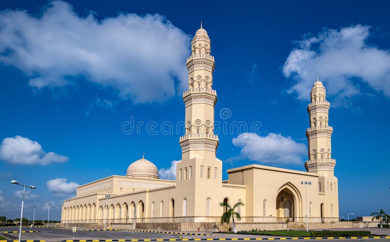 Sultan Qaboos Mosque in As Suwayq, Oman Stock Photo - Image of ...