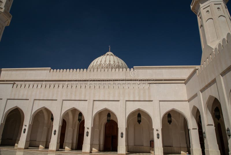 Sultan Qaboos Mosque, Salalah, Oman Stock Image - Image of islam, grand ...