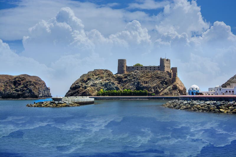 Sultanate of Oman.Mutra Old Muscat Stock Photo - Image of fell ...