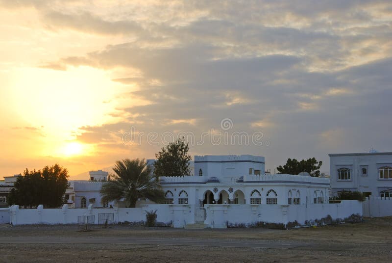 Sultanate of Oman Traditional Architecture Stock Image - Image of islam ...