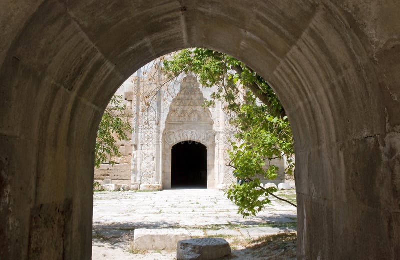 Sultanhani Kervansaray stock image. Image of asia, caravanserai - 93567201
