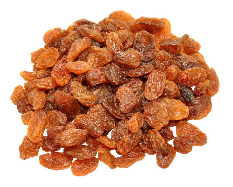 Sultaninen Lokalisiert Auf Weiß Stockbild - Bild von nahrung, getrennt ...
