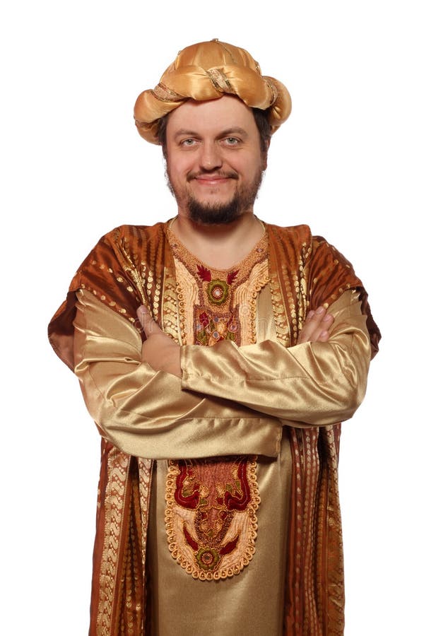 Sultano, Costume Di Carnevale Immagine Stock - Immagine di isolato ...