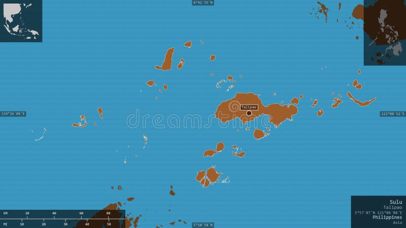 Sulu, Philippines - Composition. Pattern Stock Illustration ...