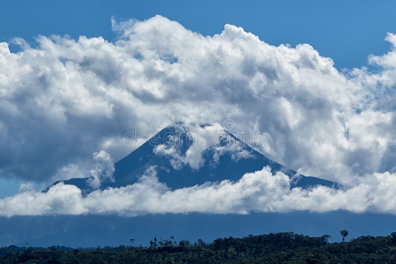 The Sumaco Volcano in Ecuador Stock Photo - Image of travel, outdoors ...