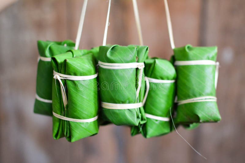 Suman stock photo. Image of leaf, green, steam, oven - 52288086