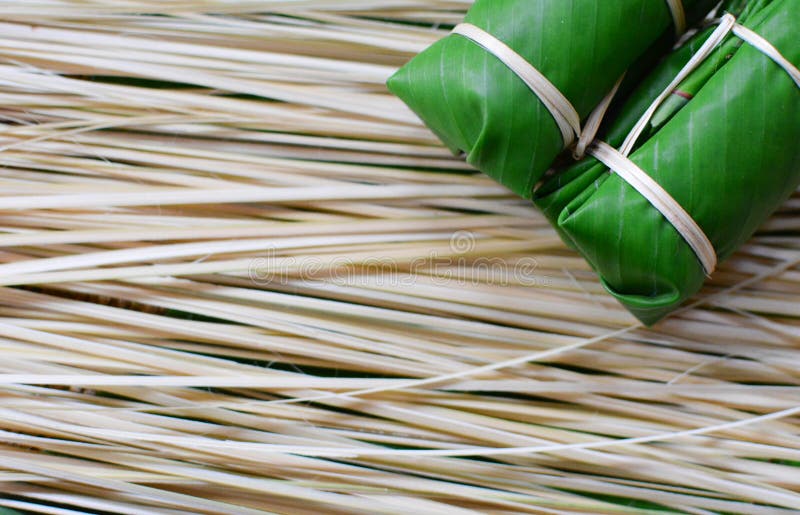 Suman stock photo. Image of coconut, custom, snack, green - 52288186