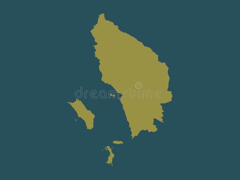 Sumatera Utara, Province of Indonesia, on White. Relief Stock ...