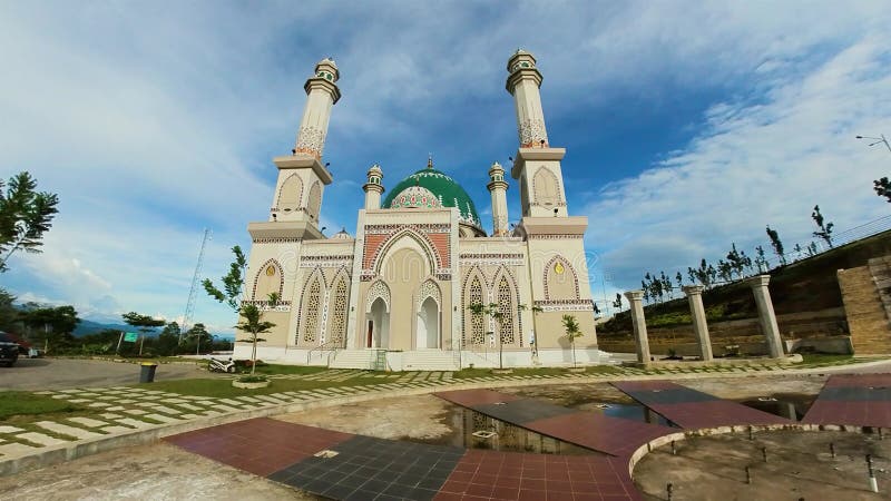 Mosque in North Sumatra. Indonesia. Stock Video - Video of islamic ...