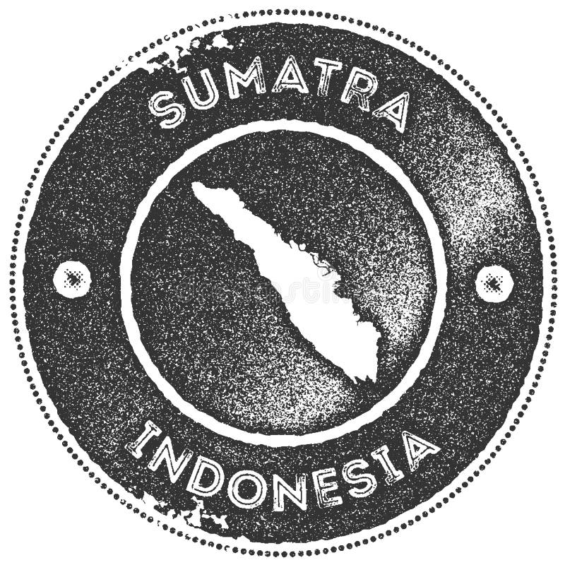 Sumatra badge. vector illustratie. Illustration of banier - 220068271