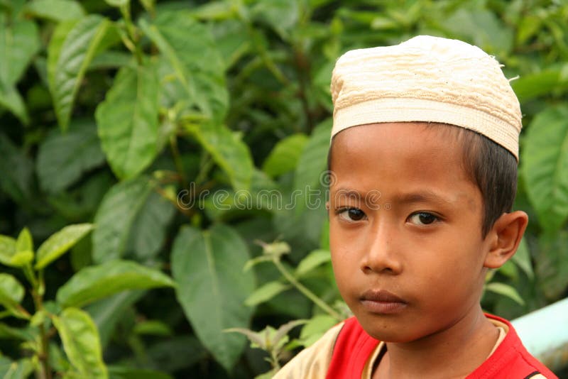 Islam, Muslim Boy stock photo. Image of muslim, serious - 12510282