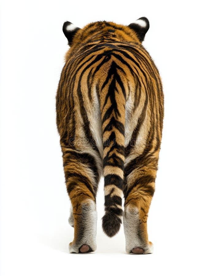 Siberian tiger cutout stock photo. Image of wildlife, isolated - 4939558