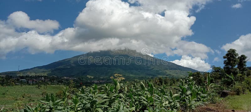 Sumbing Mountain, at Magelang Stock Image - Image of magelang, alami ...