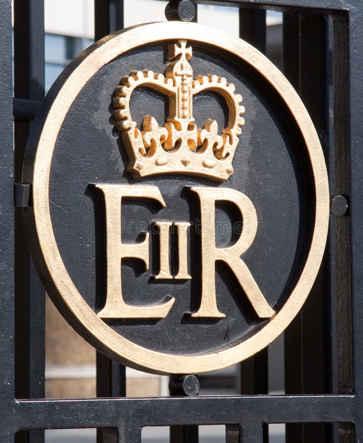 Symbol of Queen Elizabeth stock photo. Image of great - 20642880