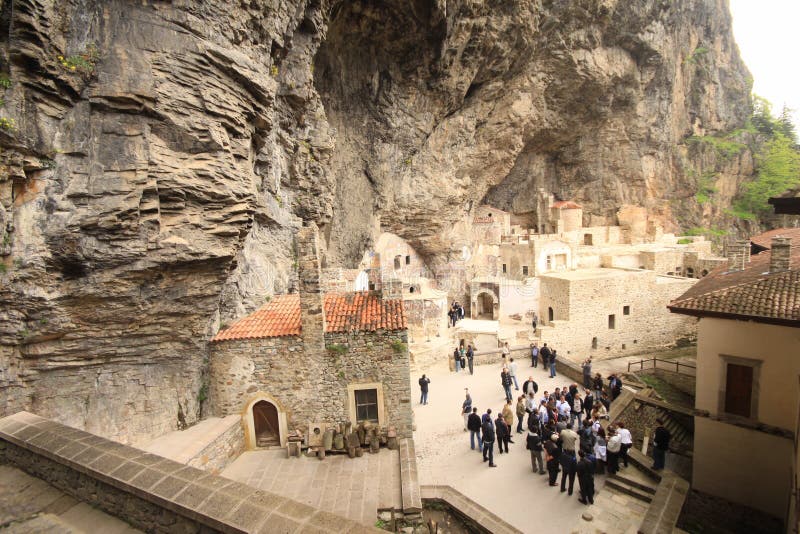 Tourists in Sumela Monastery Editorial Stock Photo - Image of turkey ...