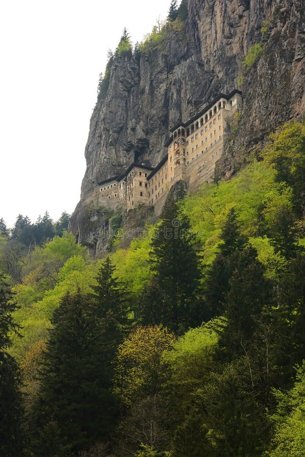 Sumela Monastery in Forest,Trabzon,Turkey Stock Photo - Image of ...