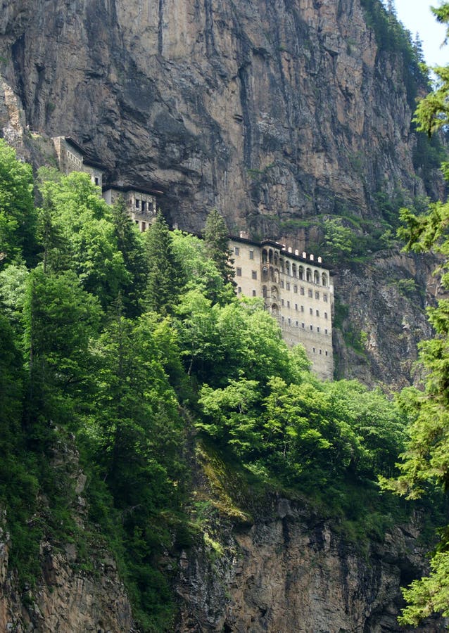 Sumela Monastery stock image. Image of nature, hill - 272691127