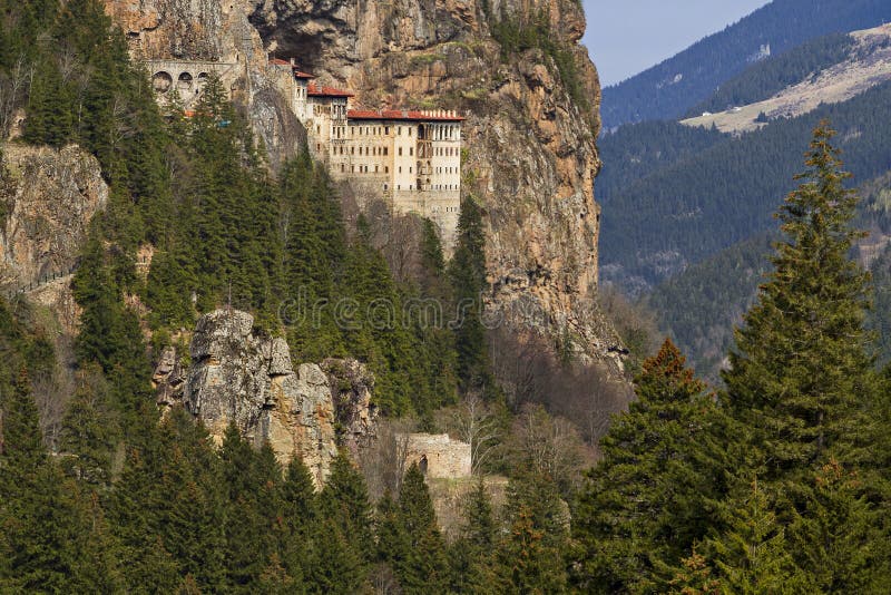Sumela Monastery, Trabzon, Turkey Stock Image - Image of greek, cliff ...