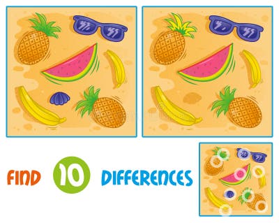 Spot Differences Pattern Stock Illustrations – 158 Spot Differences ...