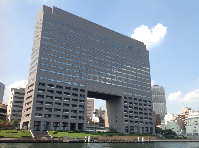 Sumida river in Tokyo editorial stock photo. Image of water - 53311528
