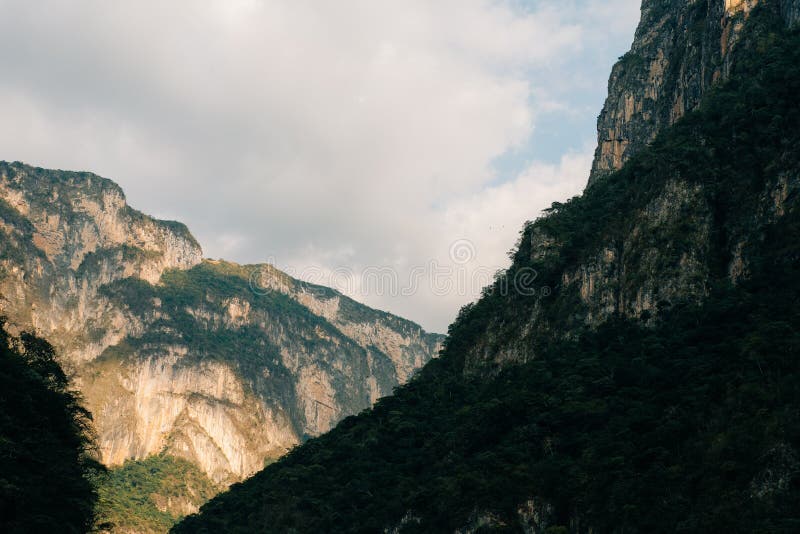 Sumidero Canyon in Chiapas, Mexico Stock Photo - Image of scenery ...