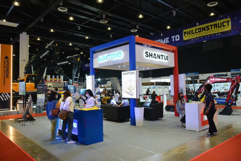 Sumitomo Shantui Booth Display at Philconstruct in Pasay, Philippines ...