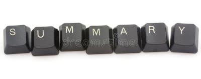 Summary stock photo. Image of english, blocks, letters - 2436058