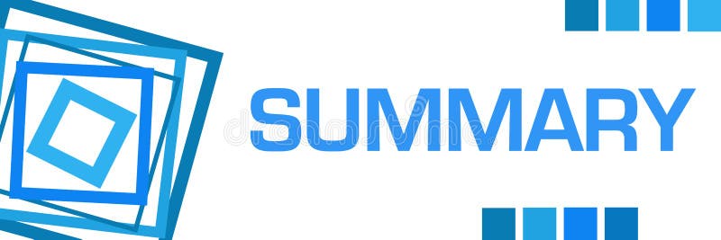 Summary Blue Button Style stock illustration. Illustration of bullet ...