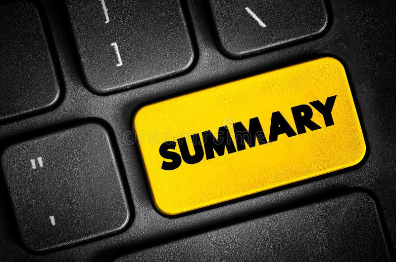 Summary - a Brief Statement or Account of the Main Points of Something ...
