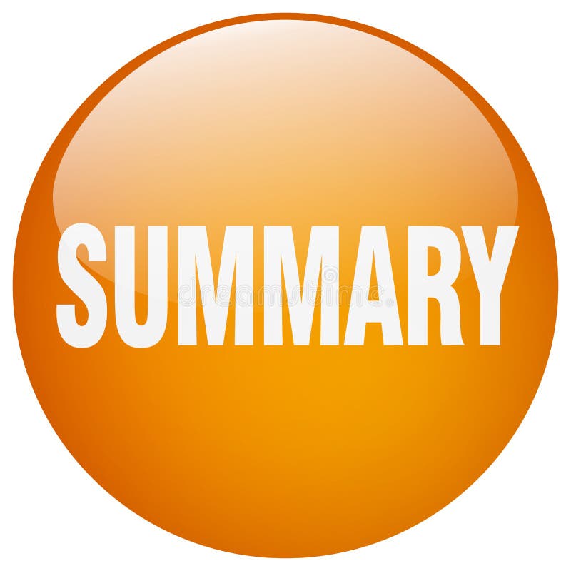 Summary Yellow Round Button Stock Illustration - Illustration of ...