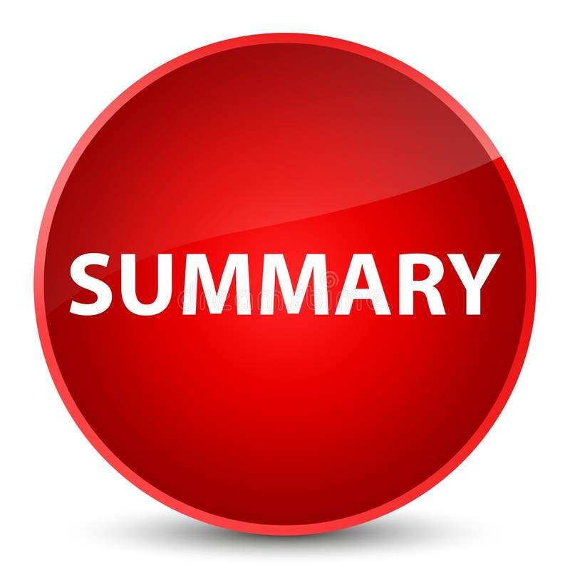 Summary Elegant Red Round Button Stock Illustration - Illustration of ...