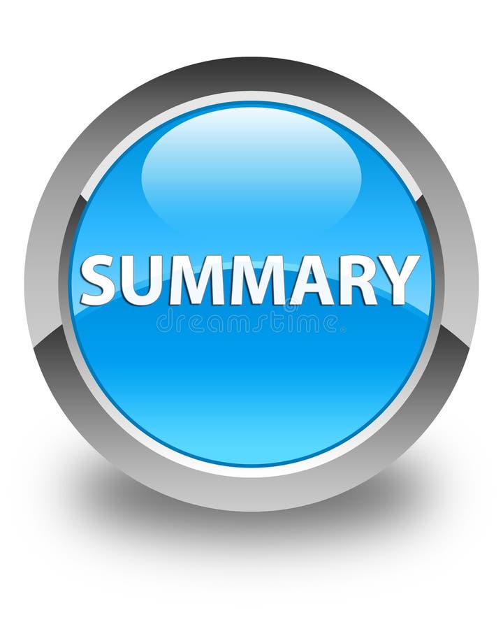 Summary Glossy Green Round Button Stock Illustration - Illustration of ...