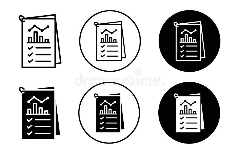 Summary icon stock vector. Illustration of approval - 325375558
