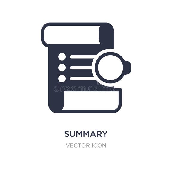 Summary Icon Stock Illustrations – 9,601 Summary Icon Stock ...