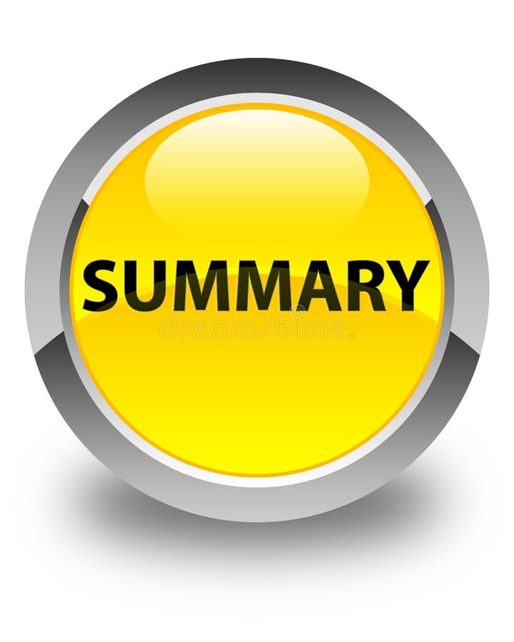Summary Glossy Yellow Round Button Stock Illustration - Illustration of ... Summary Glossy Yellow Round Button Stock Illustration - Illustration of ...