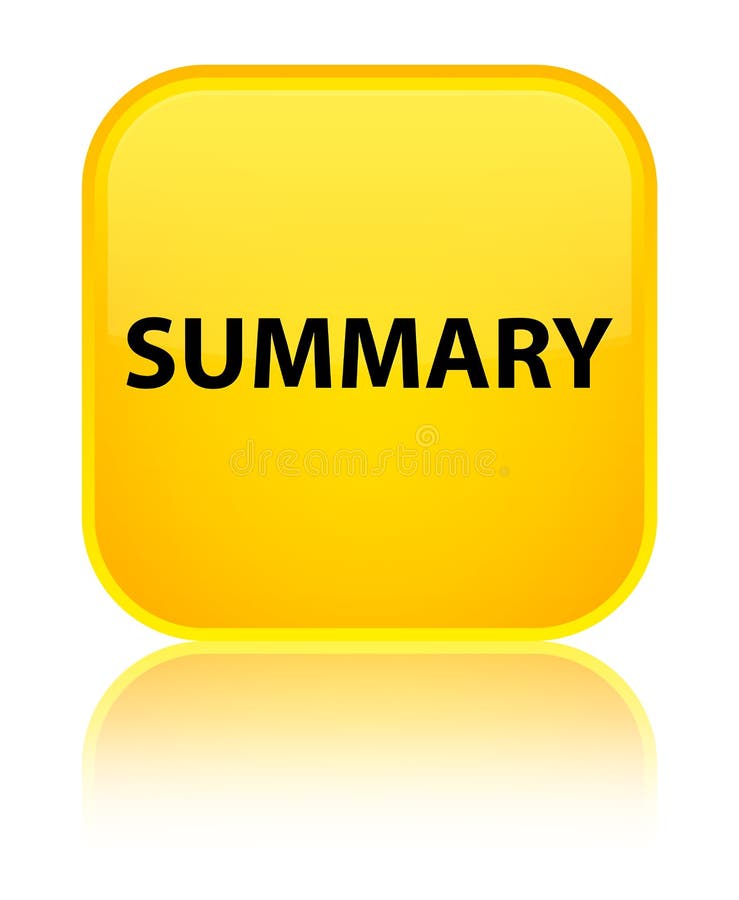 Summary Special Orange Round Button Stock Illustration - Illustration ...