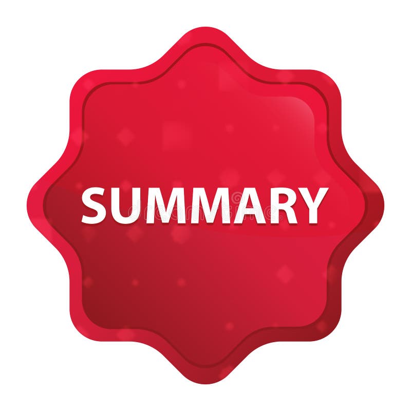 Summary Sticker Stock Illustrations – 497 Summary Sticker Stock ...