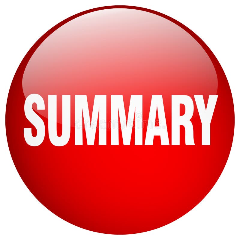 Summary button stock vector. Illustration of shiny, label - 122782881