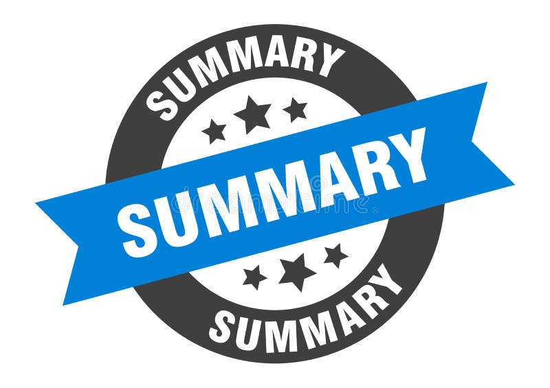 Summary Sticker Stock Illustrations – 490 Summary Sticker Stock ...