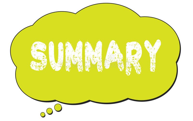 SUMMARY Text on Red Grungy Vintage Round Stamp Stock Illustration ...