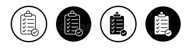 Summary Thin Line Vector Icon Set Stock Vector - Illustration of ...